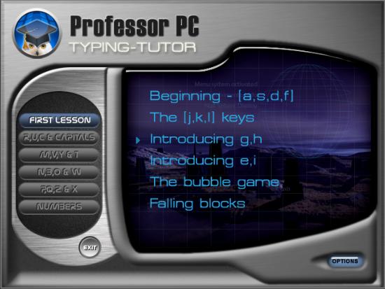 Typing Tutor Software: Professor PC