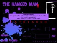 Typing Games: The Hanged Man